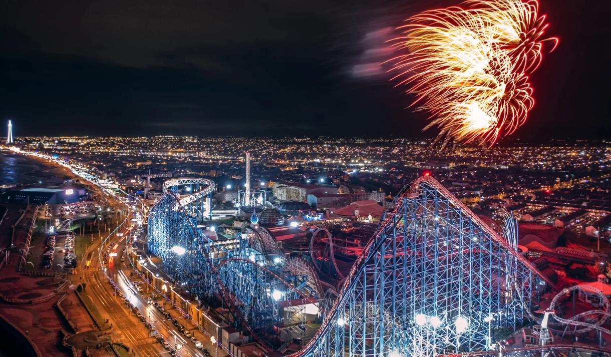 Late Night Riding and Fireworks at Pleasure Beach Resort • North ...